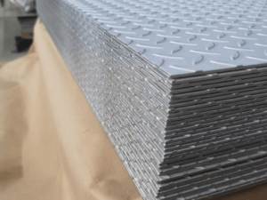 Galvanised Checker Plate | Non-slip, Corrosion-resistant | Full size